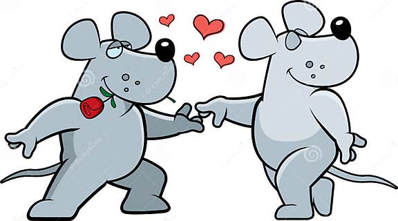 Rat Romance stock vector. Illustration of cartoon, rodent - 7494680