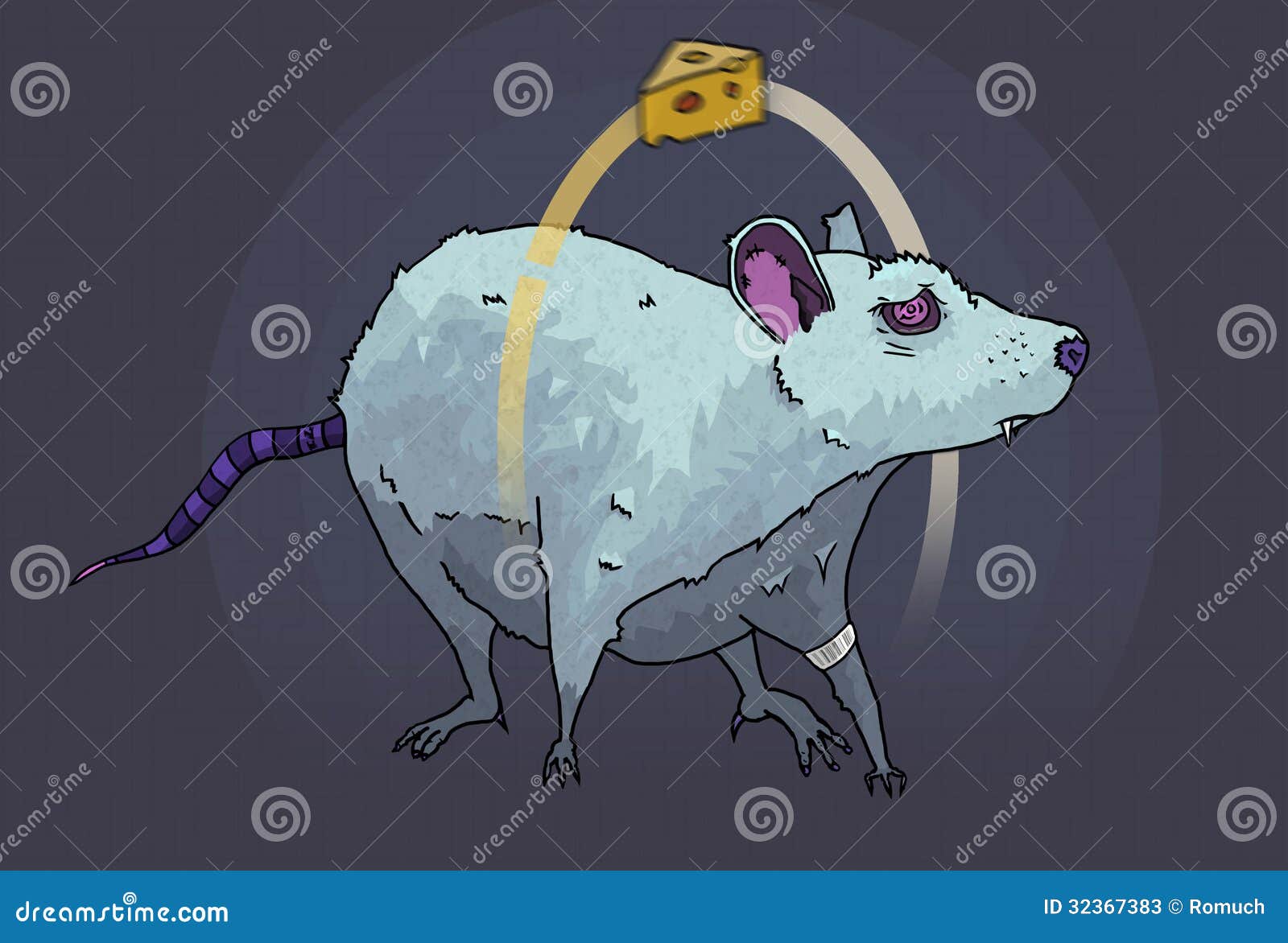 Rat stock illustration. Illustration of drugs, hypnosis - 32367383