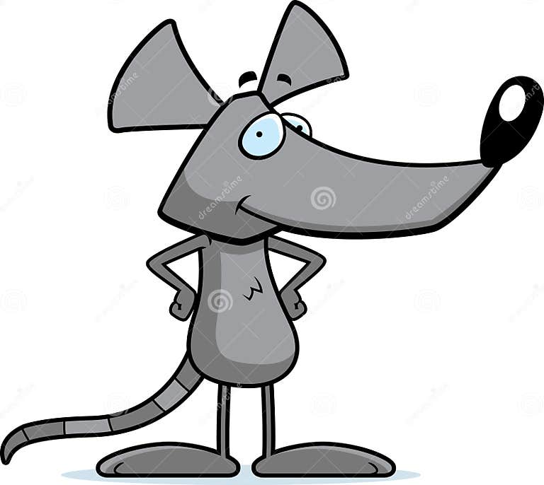 Rat Smiling stock vector. Illustration of vector, cartoon - 10088632