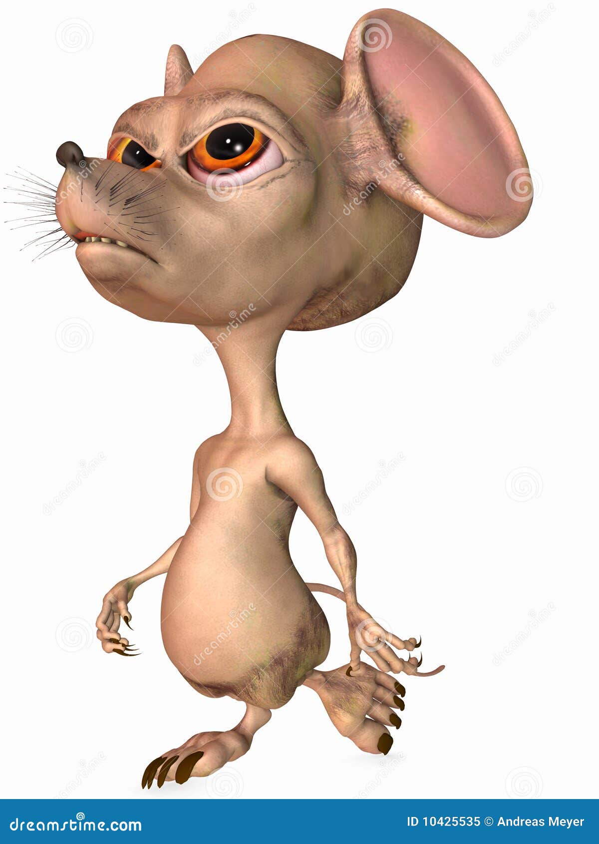 Rata de Toon stock de ilustración. Ilustración de rata - 10425535