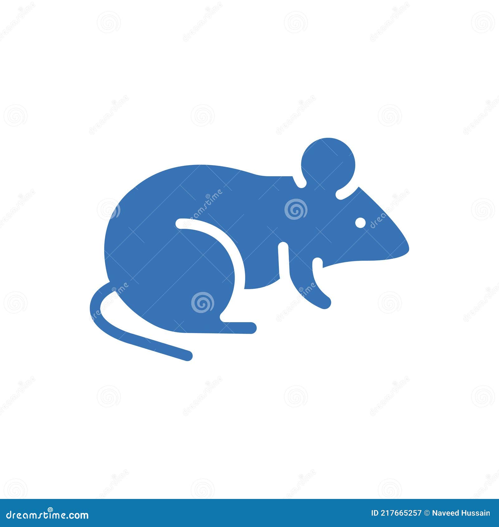 Rata ilustración del vector. Ilustración de poco, lindo - 217665257