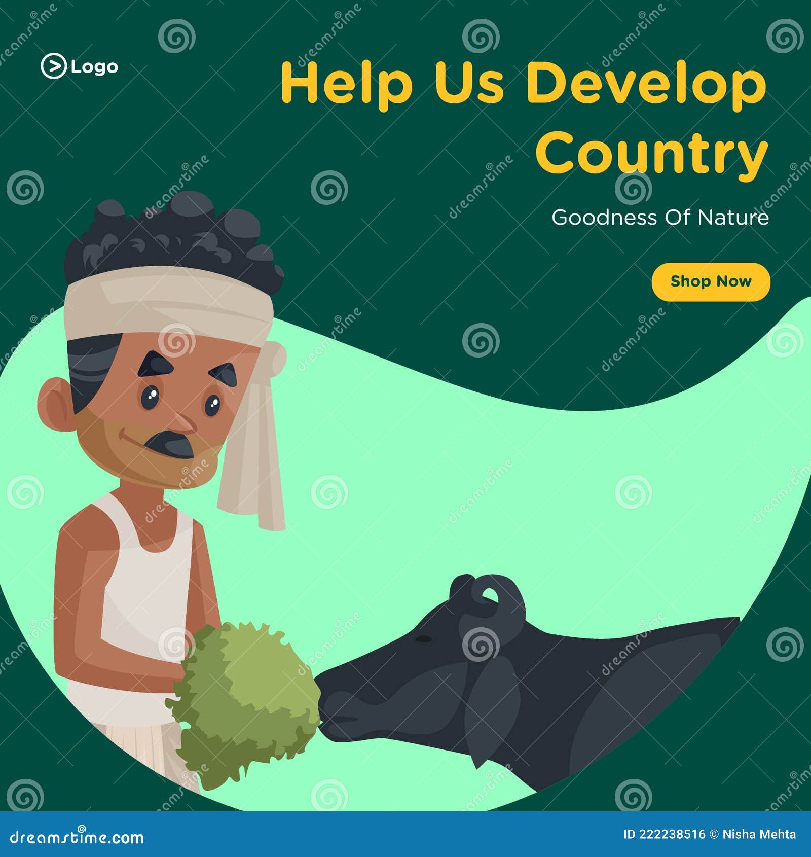 Help Us Develop Country of Banner Design Stock Vector - Illustration of ...