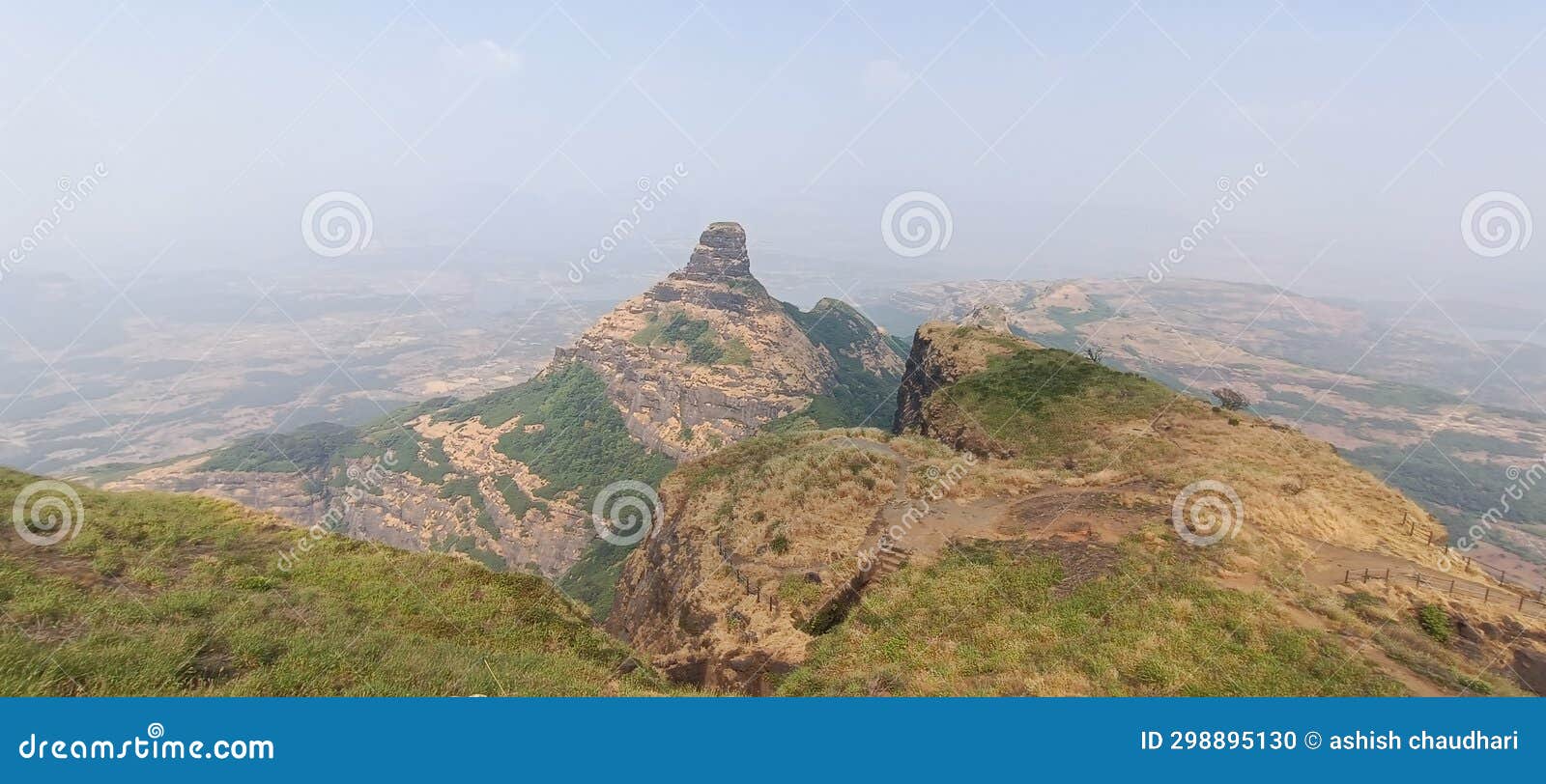 Ratangadh Fort Maharashtra Beautiful Scenery Stock Photo - Image of ...