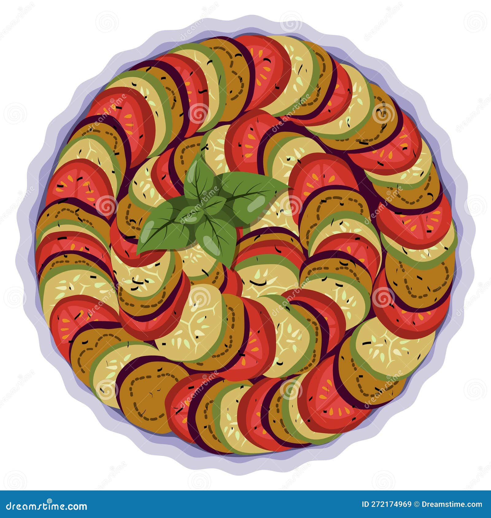 Ratatouille. Vector Isolated On A White Background | CartoonDealer.com ...