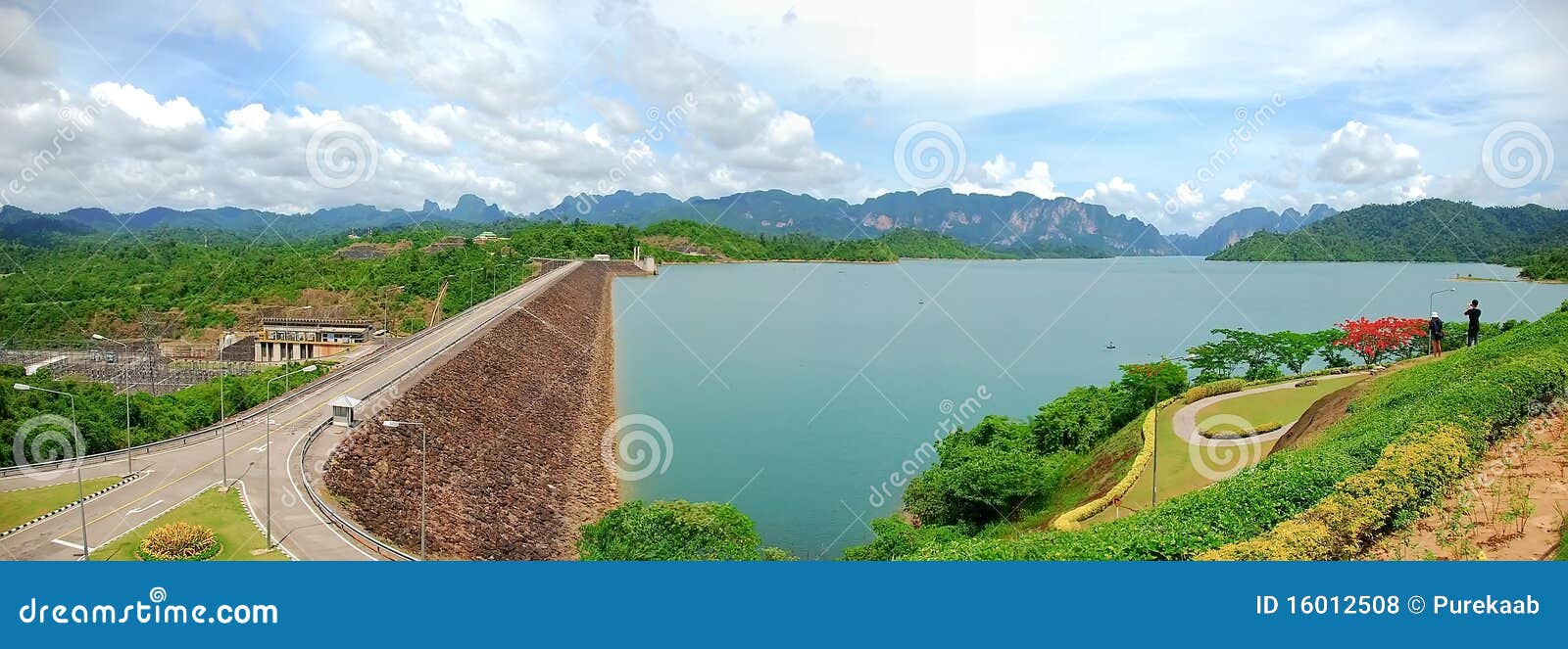 Ratchaprapa Dam stock photo. Image of lake, flow, forest - 16012508