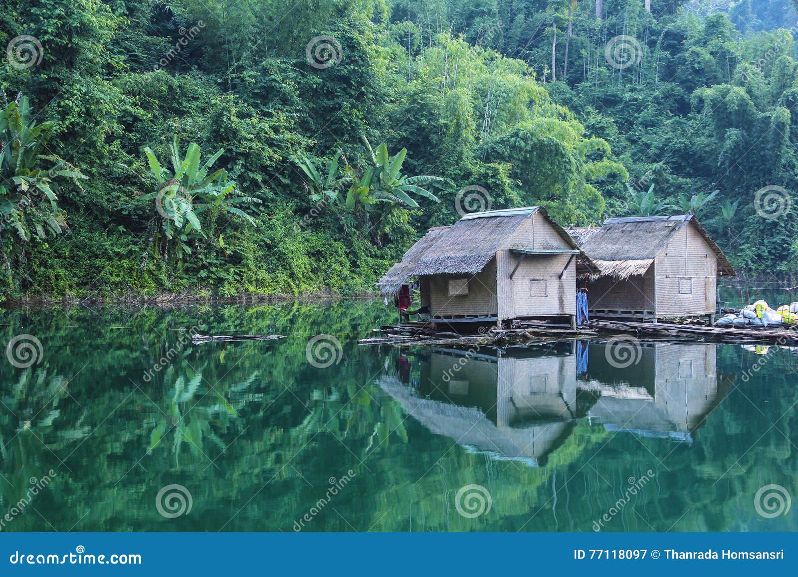 Ratchaprapha Dam stock image. Image of outdoor, house - 77118097