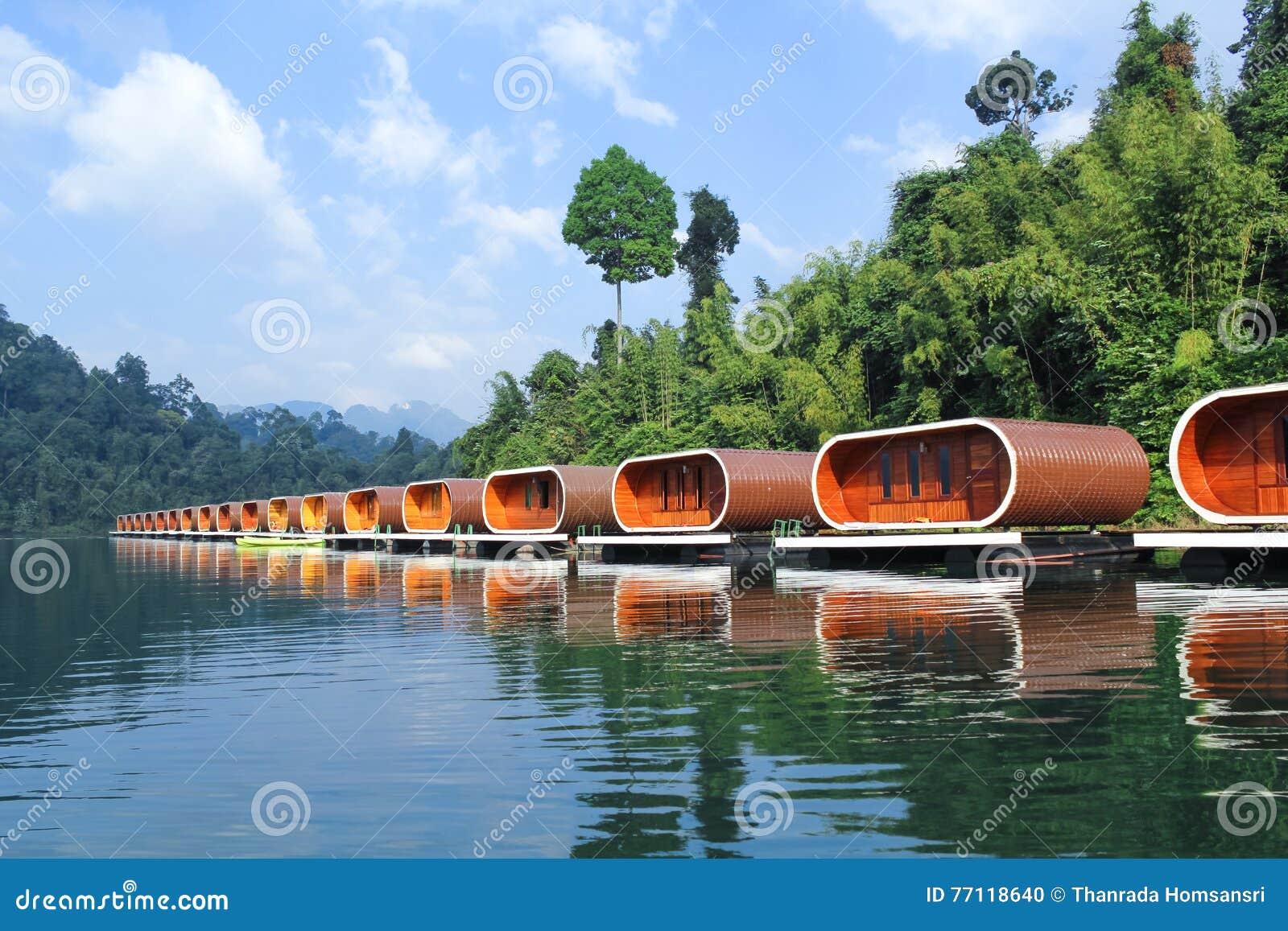 Ratchaprapha Dam stock photo. Image of asia, nature, lake - 77118640