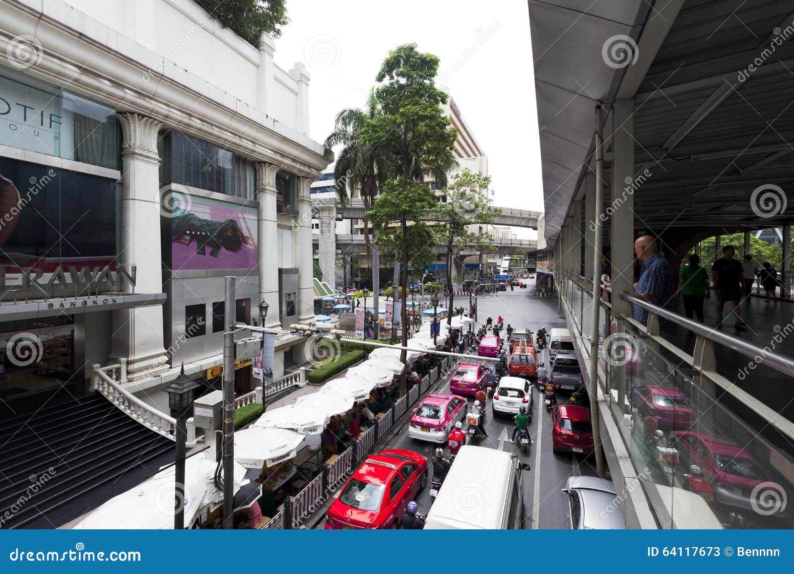 Ratchaprasong District in Bangkok Editorial Stock Photo - Image of ...
