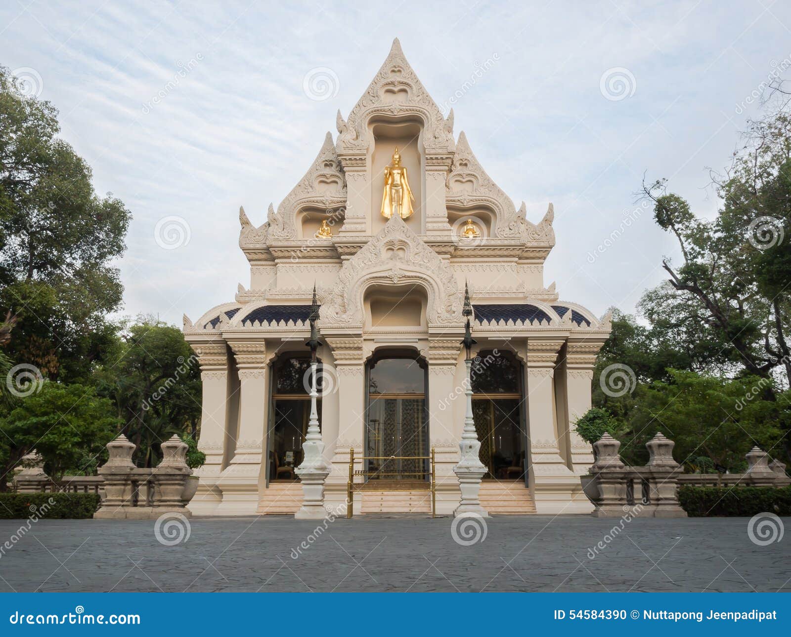 Ratchathiwat Temple (Ordination Hall),Thailand Stock Photo - Image of ...