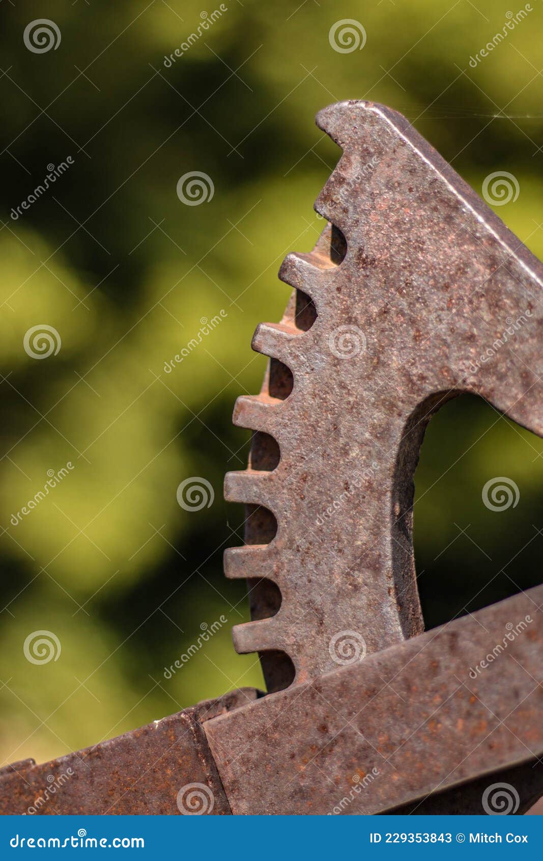 Ratchet Bracket stock image. Image of rust, iron, machinery - 229353843