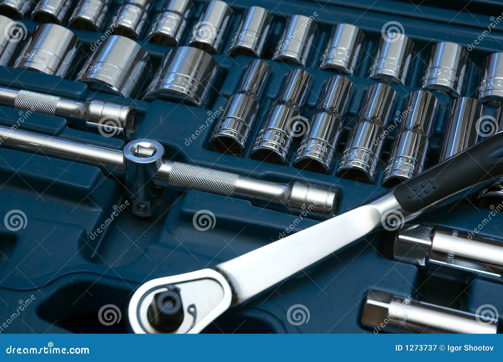Ratchet kit stock image. Image of shining, equipment, ratchet - 1273737