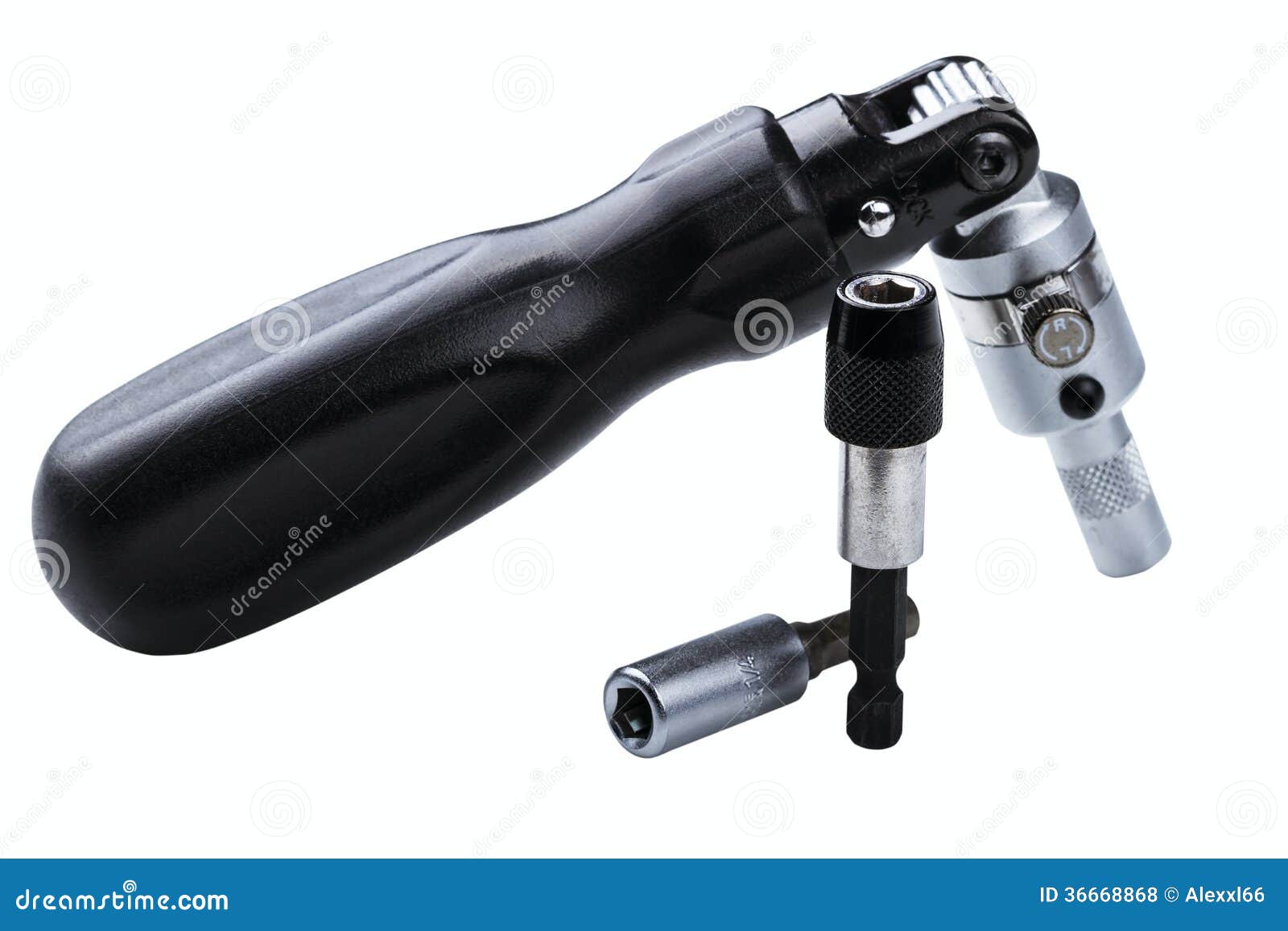 Ratchet screwdriver stock photo. Image of tool, forward - 36668868