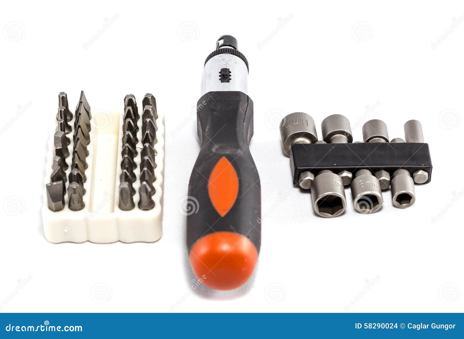 Ratchet Screwdriver Tool Kit Stock Photo - Image of steel, driver: 58290024