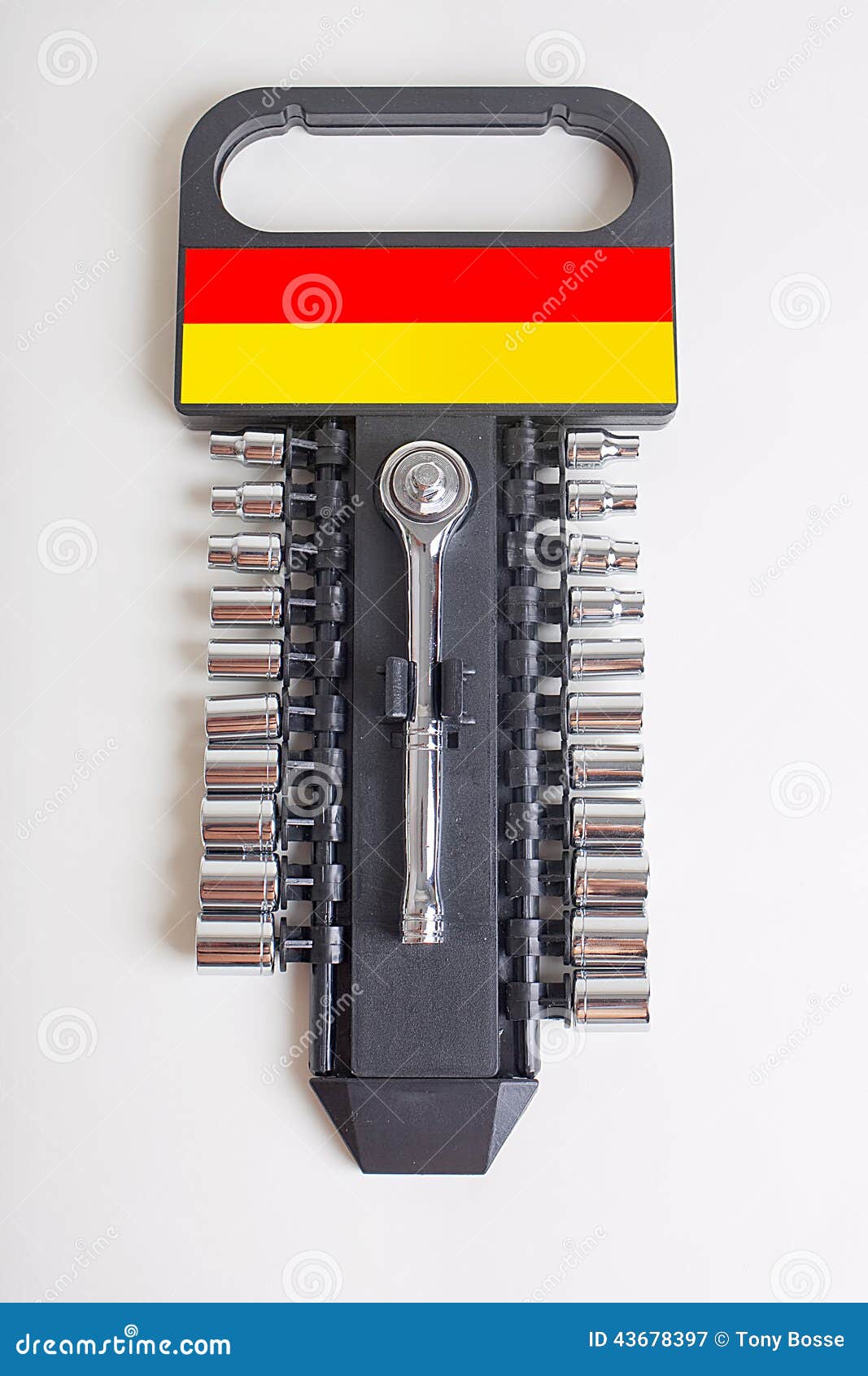 Ratchet and Socket Set stock image. Image of workshop - 43678397