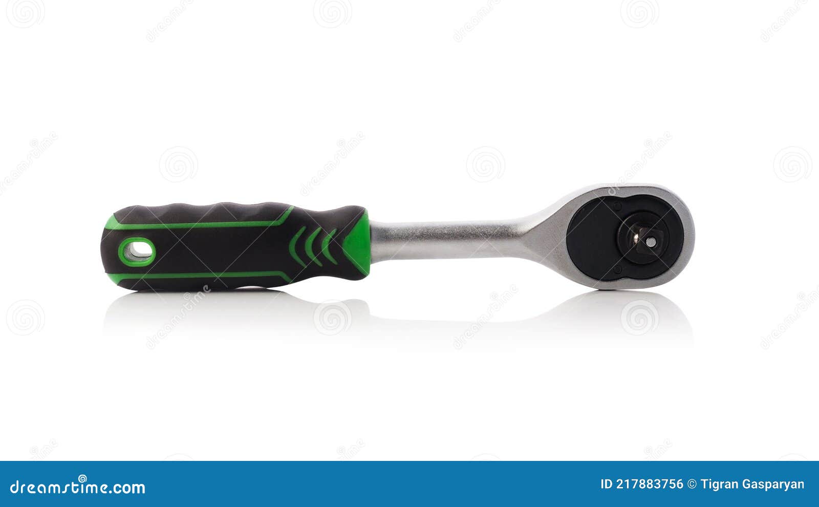 Ratchet Tool. Ratchet Wrench. Universal Socket Set White Background ...