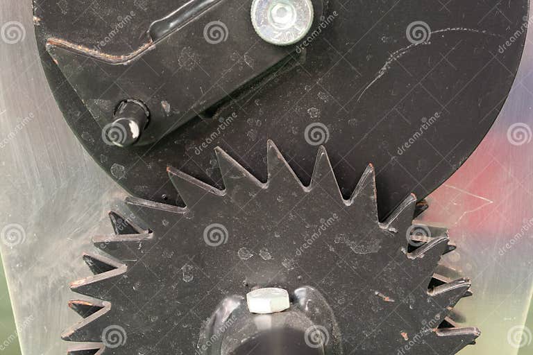 Ratchet wheel and pawl stock photo. Image of machinery - 8801806