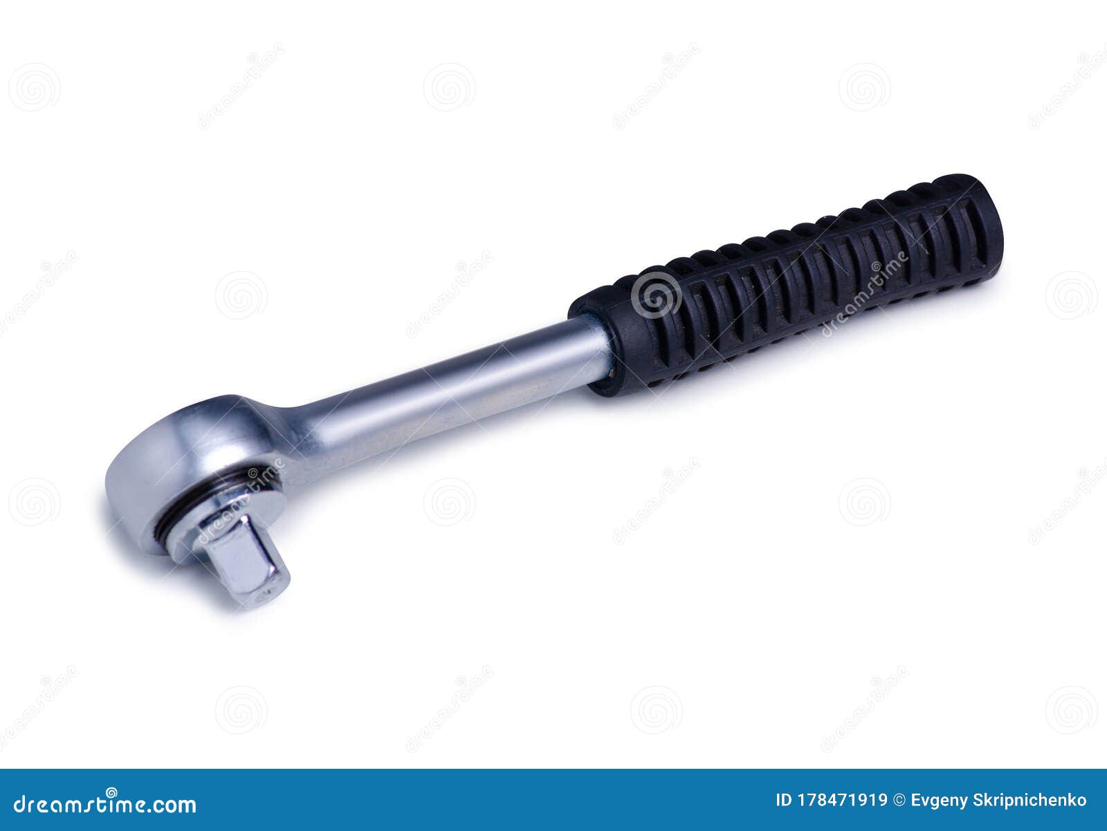 Ratchet wrench tool stock image. Image of handle, machinery - 178471919