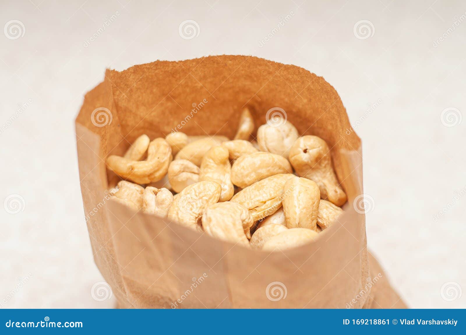 The daily Rate of Cashew Nut for a Person in an Ecological Paper Bag on ...