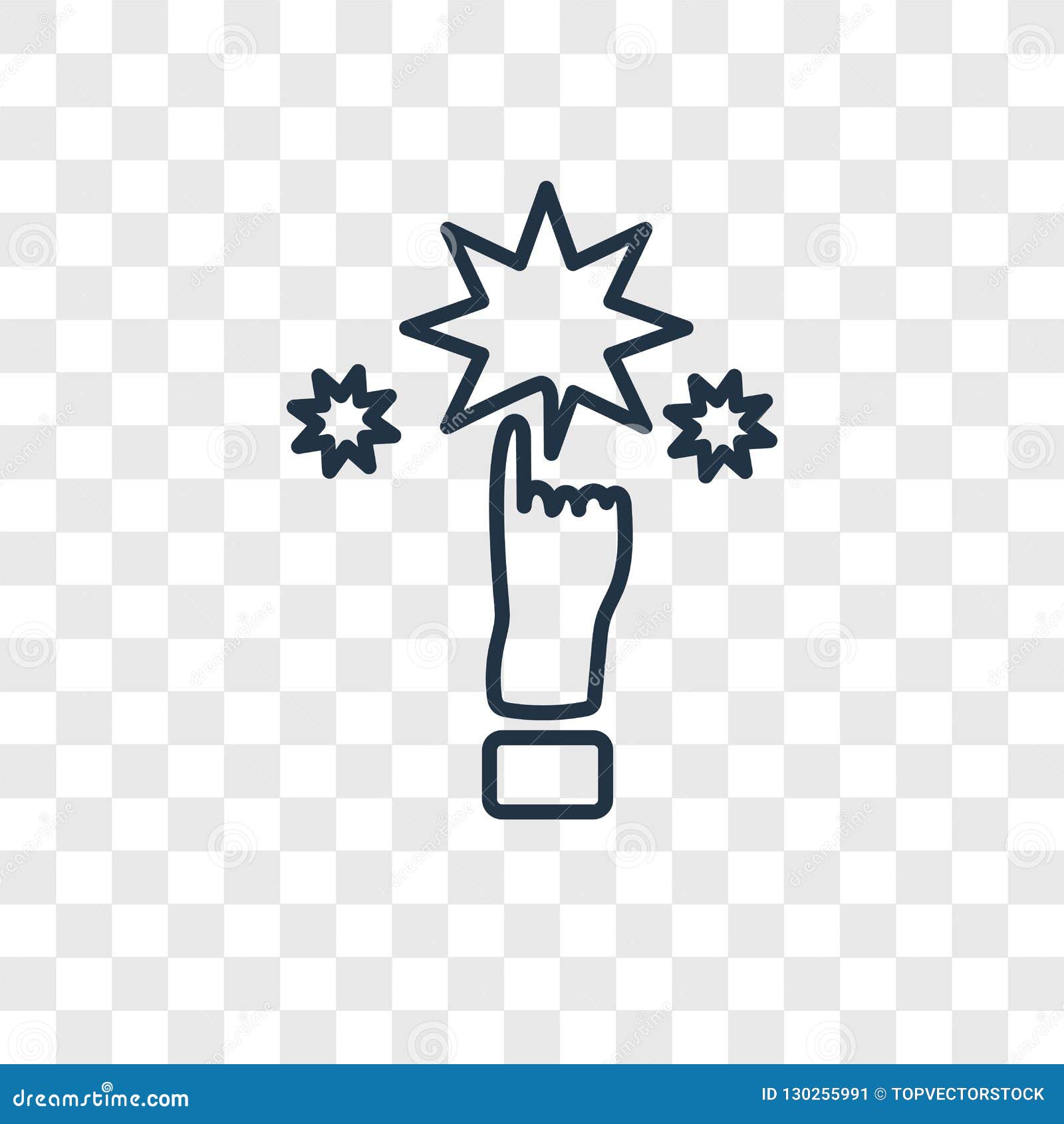 Rate Concept Vector Linear Icon Isolated on Transparent Background ...