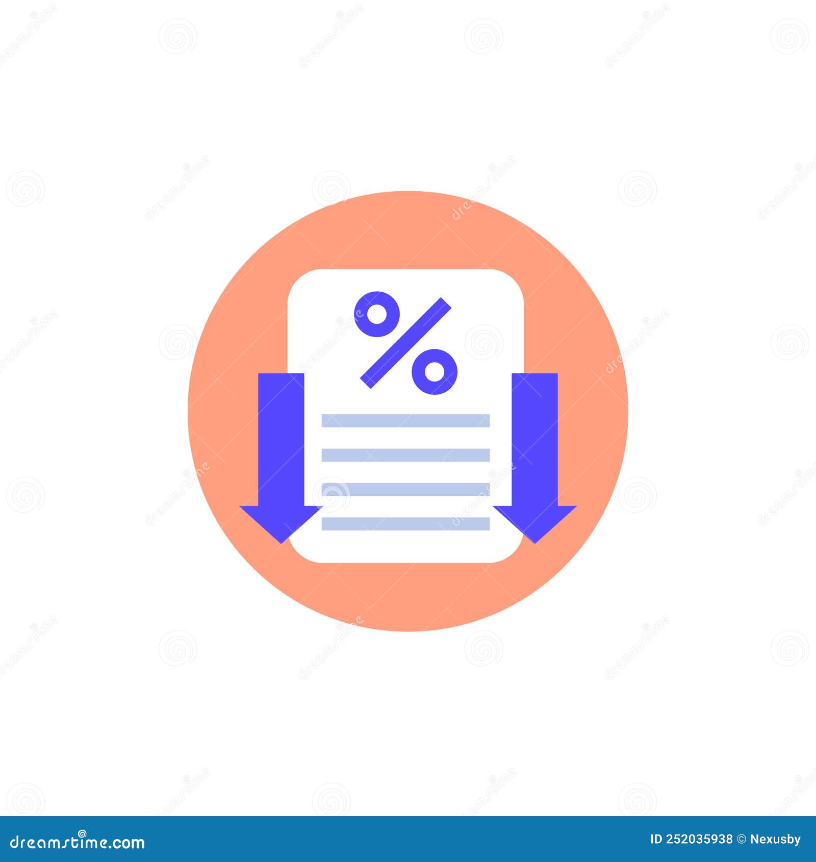 Percent Down Nand Up Arrows Logo Design. Percentage, Arrow, Reduction ...