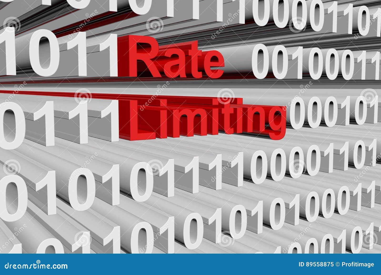 Rate limiting stock illustration. Illustration of binary - 89558875