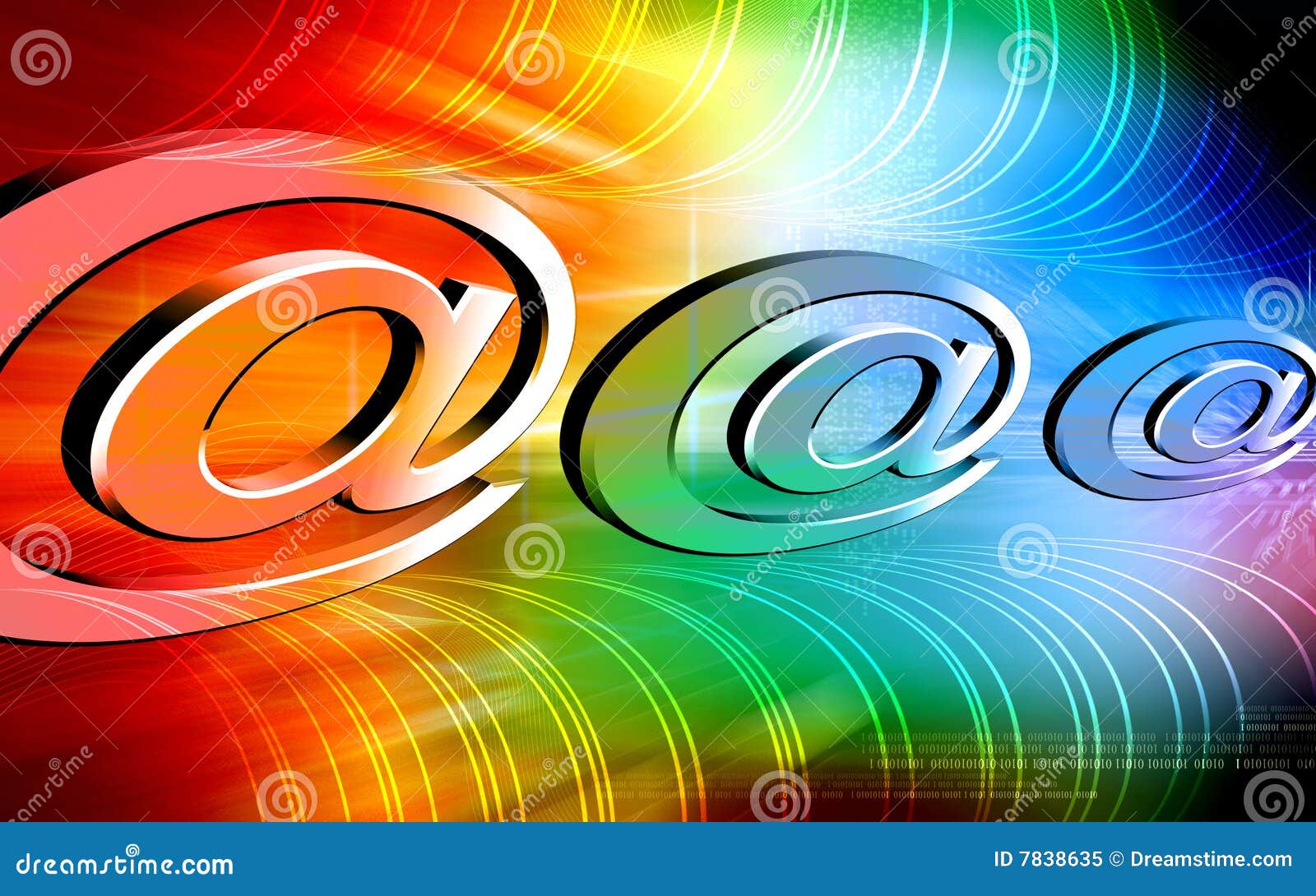 At the rate symbol stock illustration. Illustration of concept - 7838635