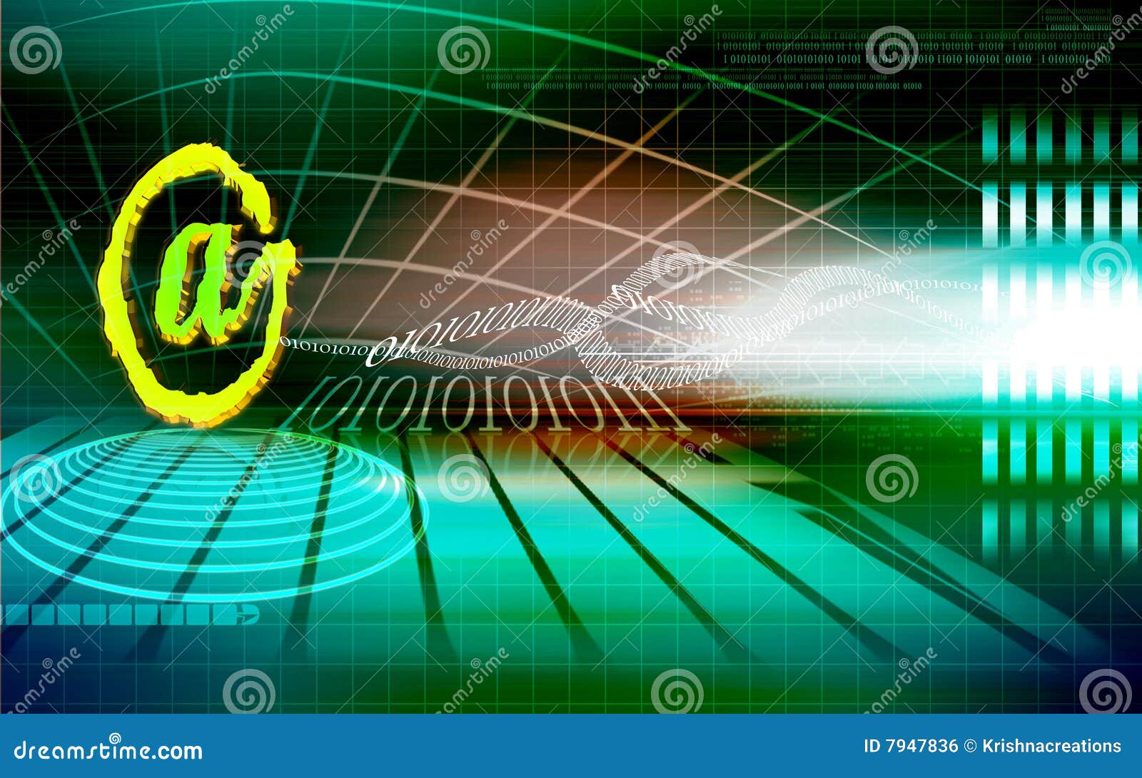 At the rate symbol stock illustration. Illustration of textured - 7947836
