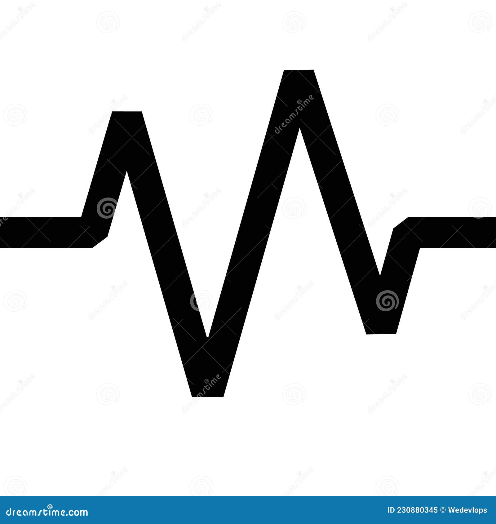 Rate symbol pulse wave stock image. Illustration of medical - 230880345