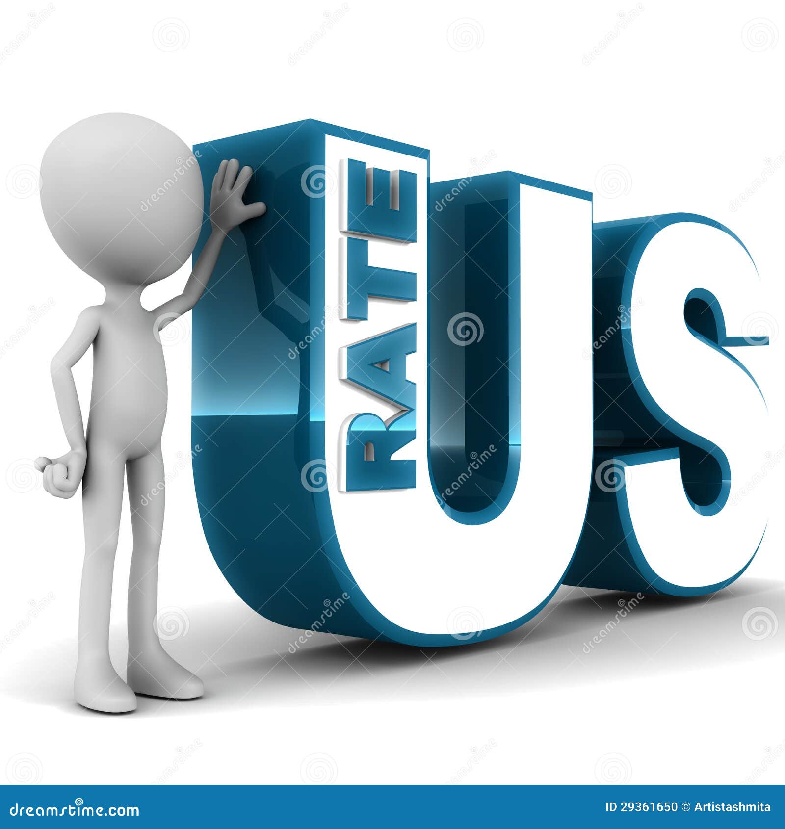 Rate us stock illustration. Illustration of give, cute - 29361650