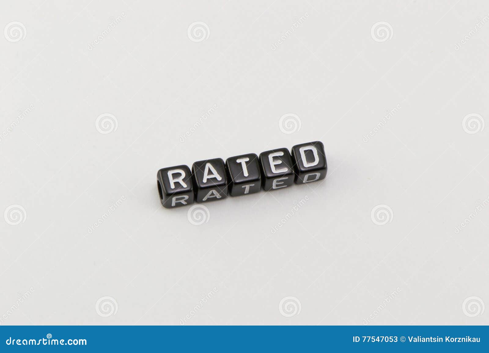 Rated word stock image. Image of poster, democrats, label - 77547053