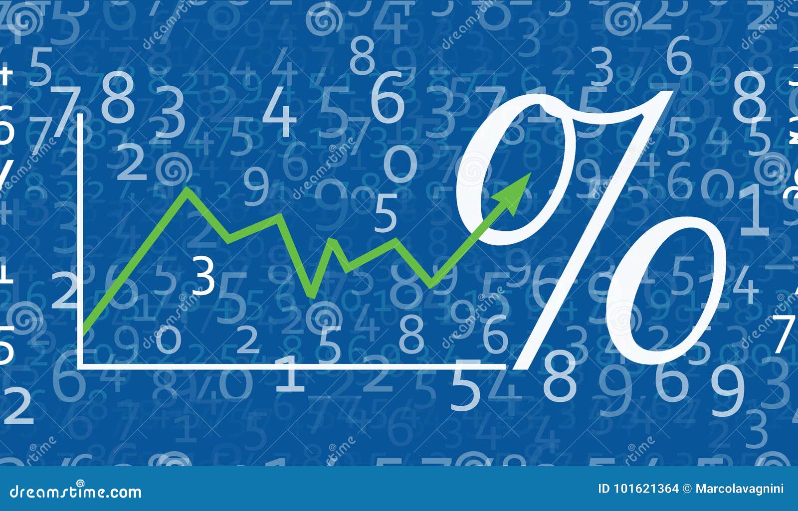 Rates Chart stock illustration. Illustration of increment - 101621364