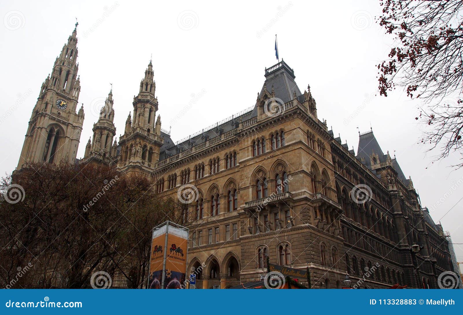 Rathaus editorial stock photo. Image of ancient, historic - 113328883