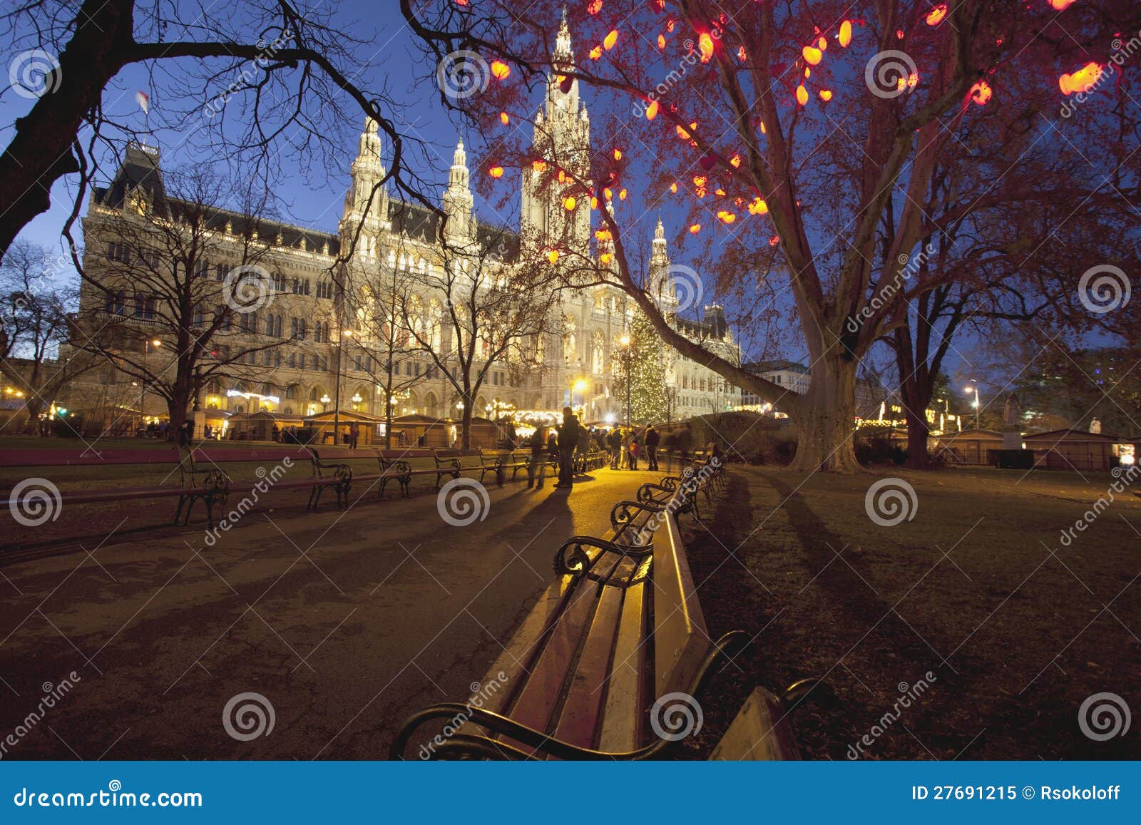 Rathaus, Vienna City Hall editorial image. Image of europe - 27691215