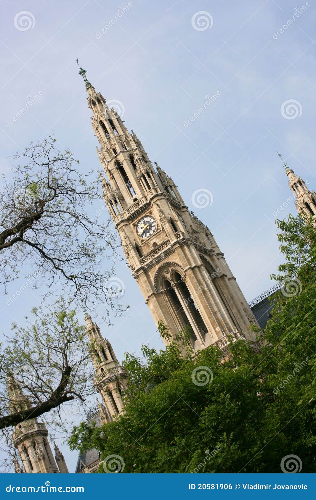 Rathaus Wien stock photo. Image of facade, windows, beautiful - 20581906