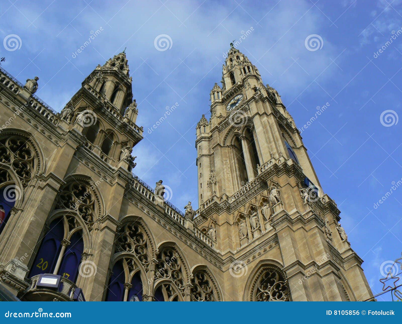 Rathaus in Wien stock photo. Image of wien, rathaus, building - 8105856