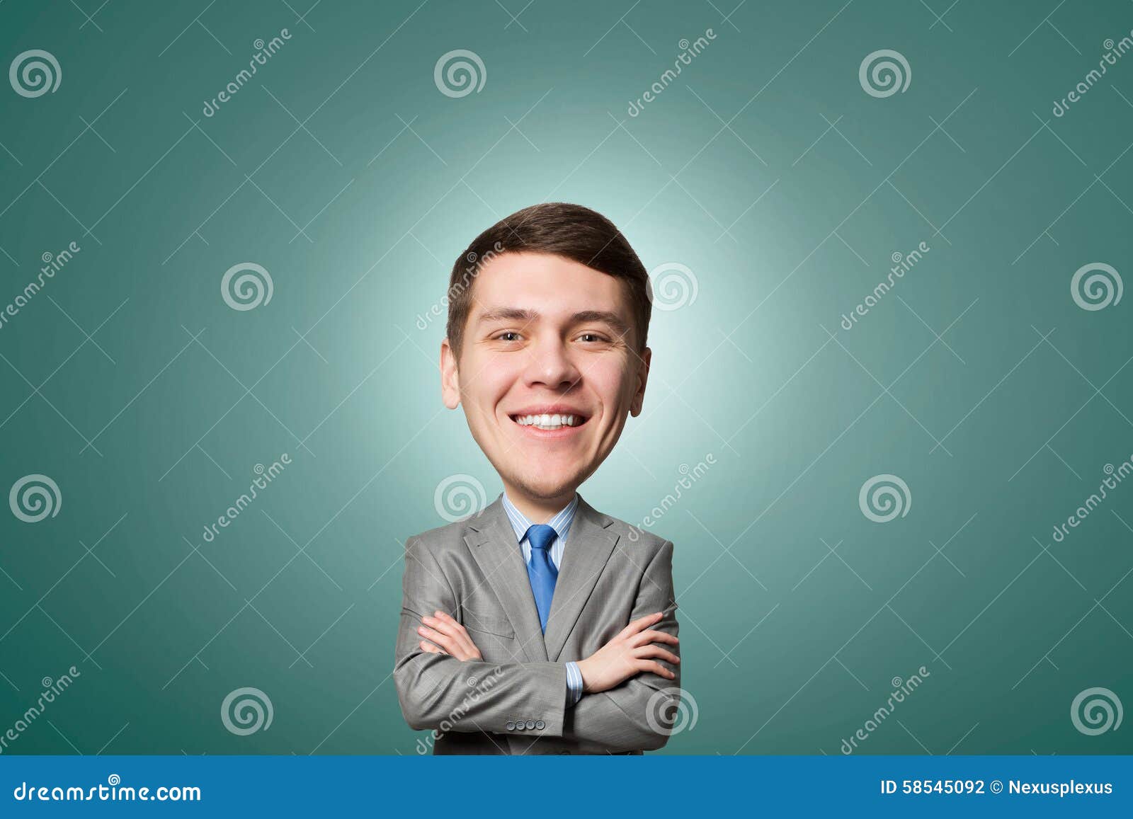 He is rather smart stock photo. Image of employee, humor - 58545092