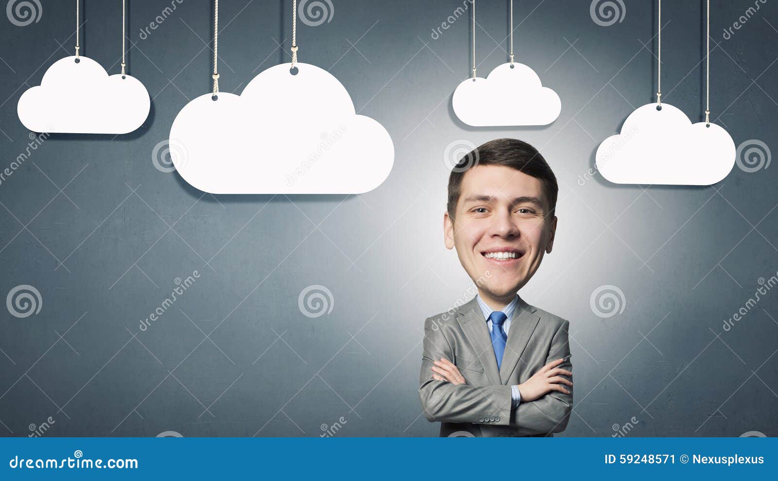 He is rather smart stock image. Image of smile, male - 59248571