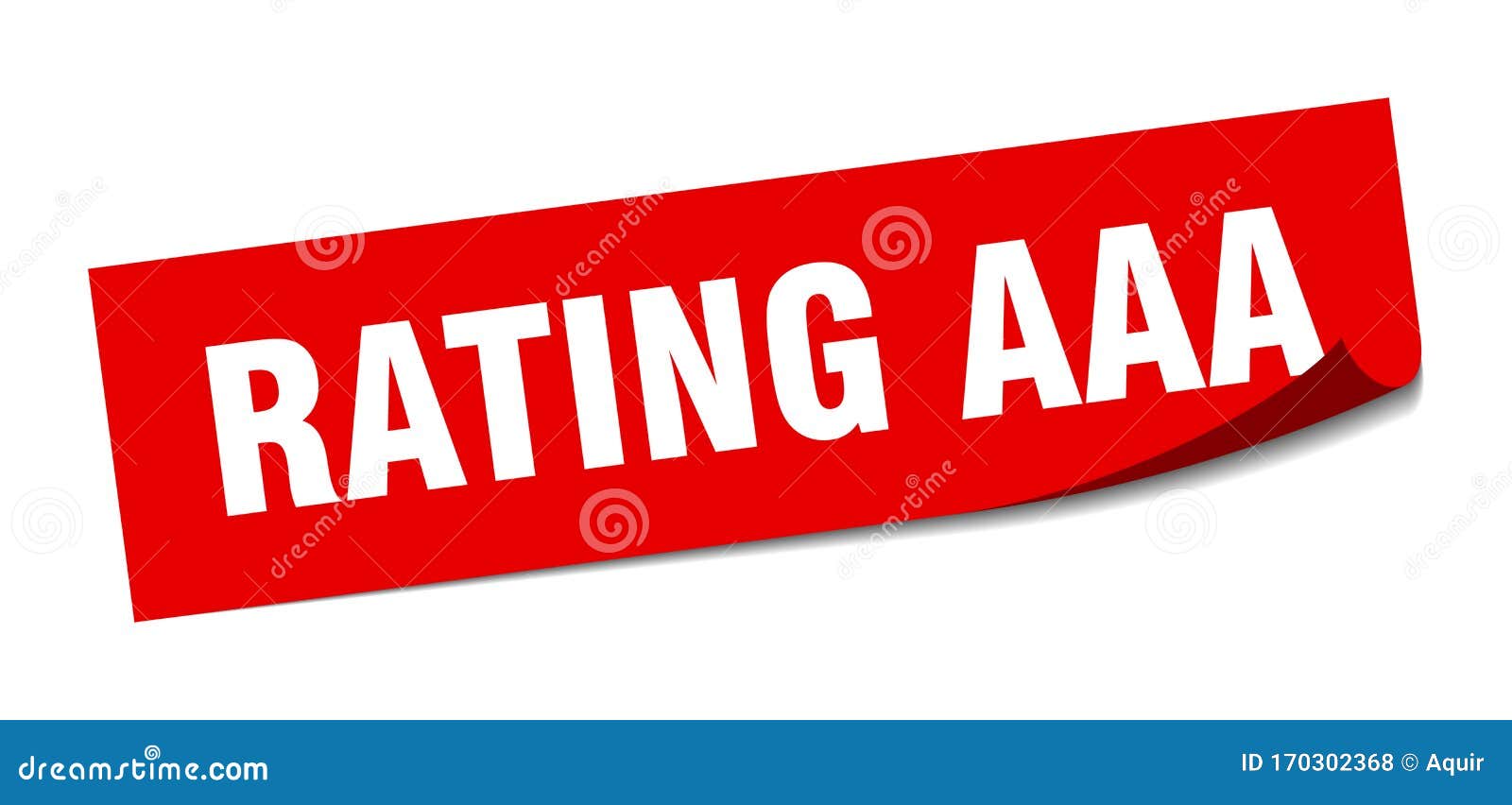 Rating Aaa Sticker. Rating Aaa Square Sign Stock Vector - Illustration ...