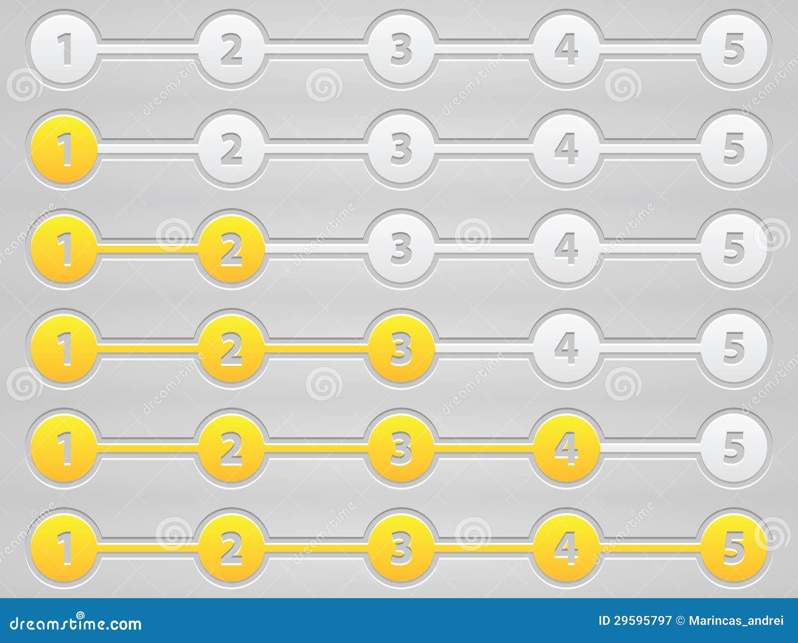 Rating bar stock vector. Illustration of yellow, statistics - 29595797