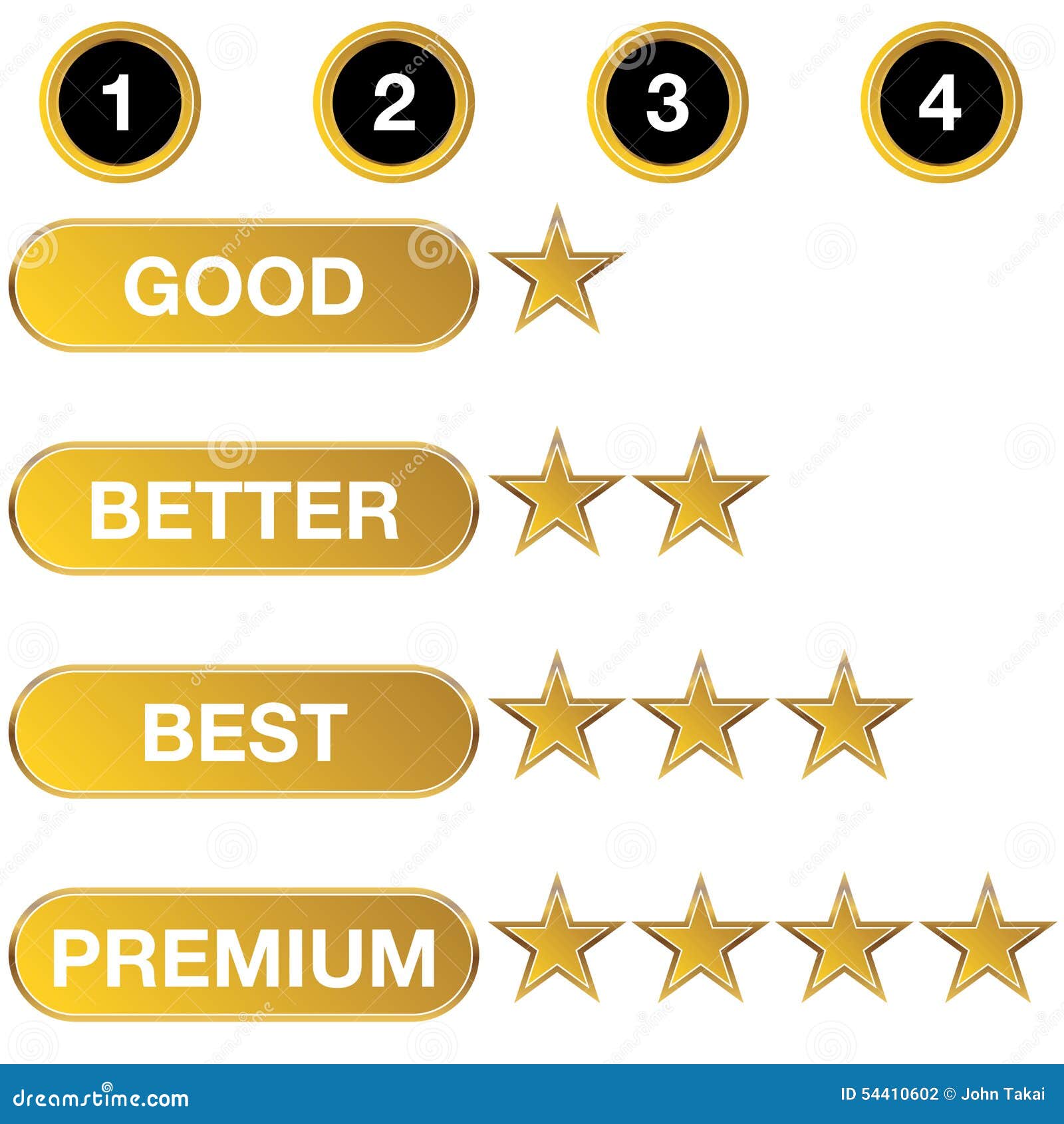 Rating Chart Icon stock vector. Illustration of number - 54410602