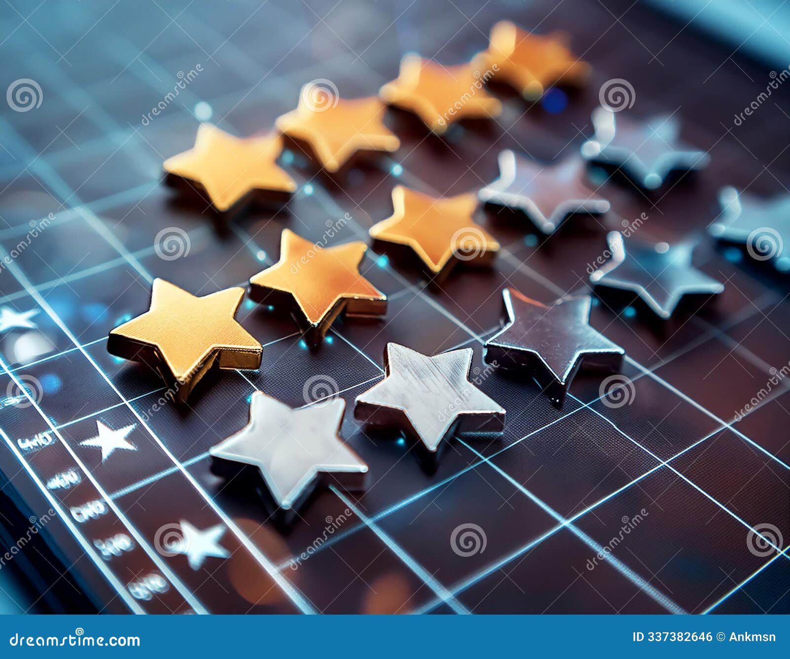 Rating Chart, Representing Analysis, Feedback, and Performance Stock ...