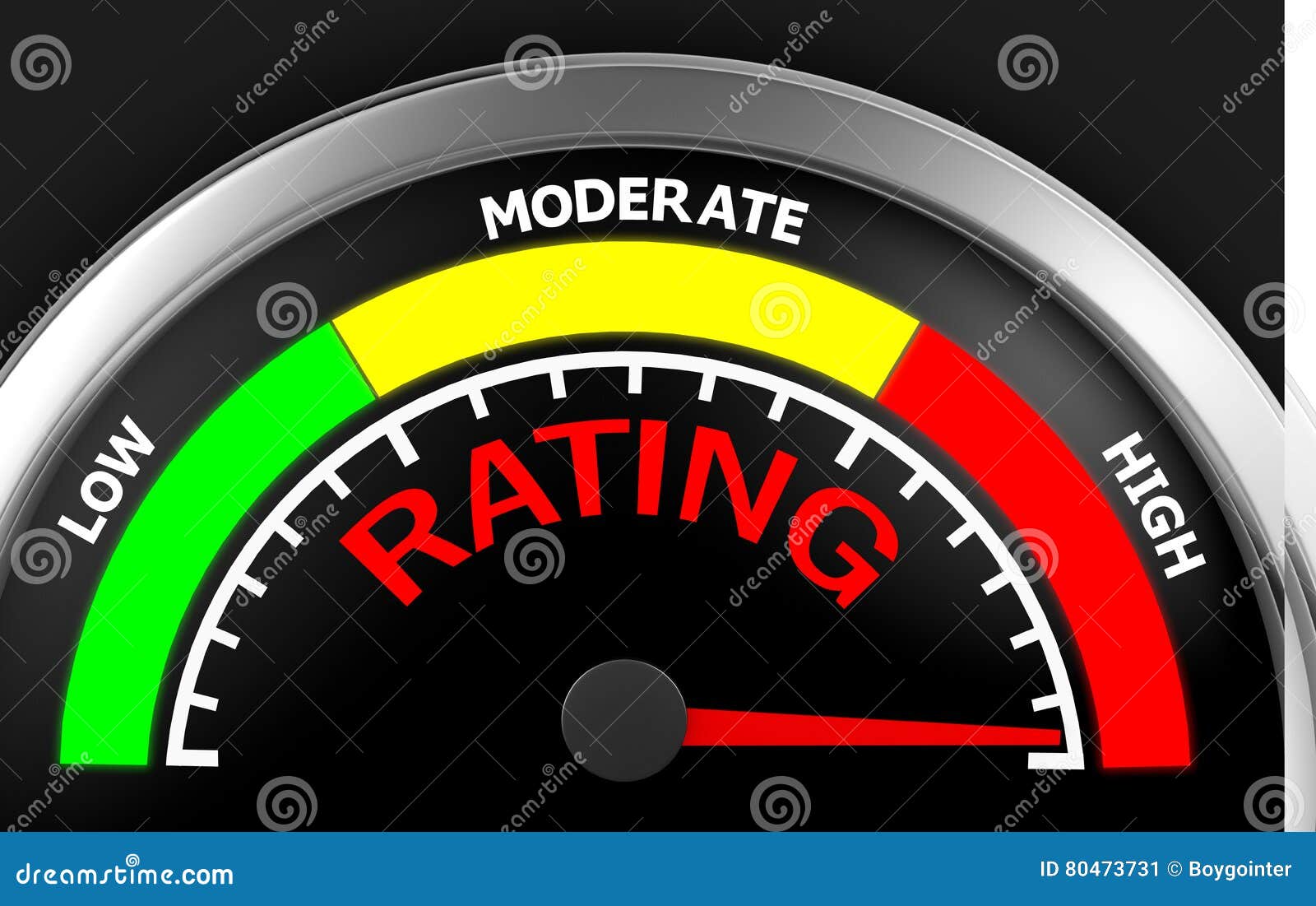 Rating stock illustration. Illustration of consumer, business - 80473731