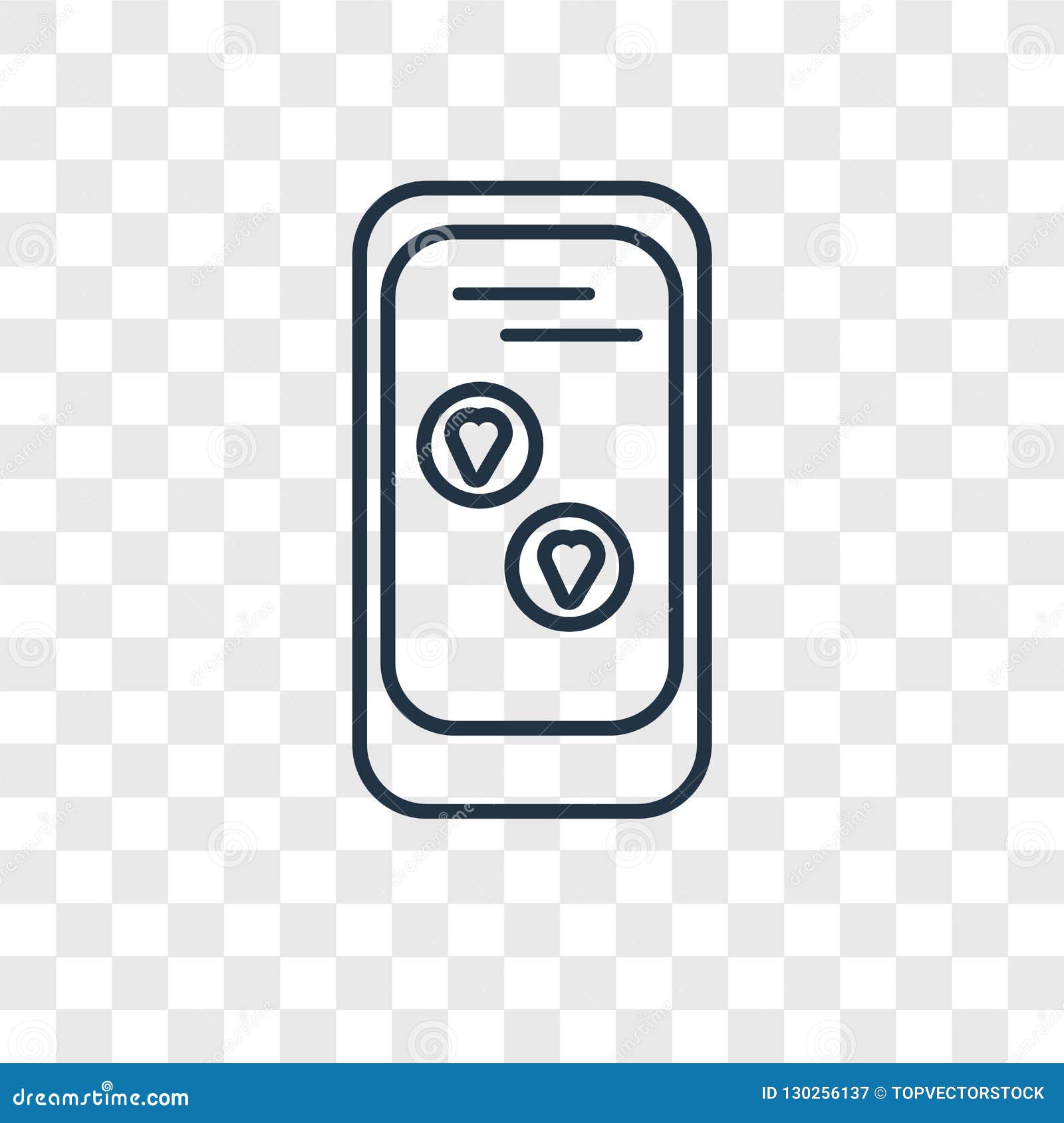 Rating Concept Vector Linear Icon Isolated on Transparent Background ...