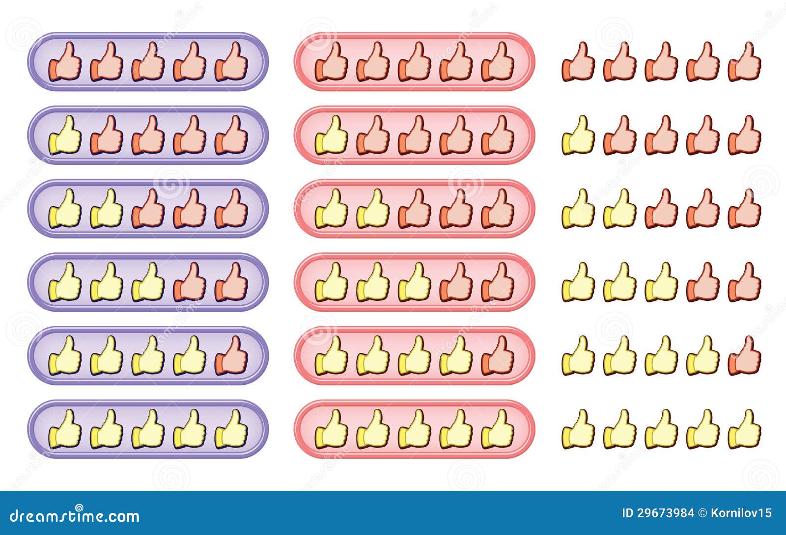 Rating hands stock vector. Illustration of glossy, favorite - 29673984