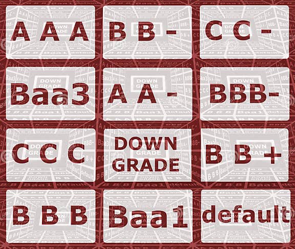 RATING MATRIX stock illustration. Illustration of downgrade - 22057910