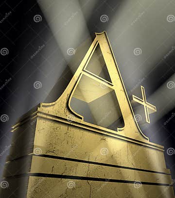 Rating a plus stock photo. Image of golden, message, equities - 22273676