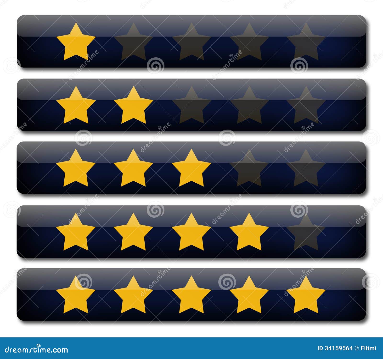 Rating review stock illustration. Illustration of black - 34159564