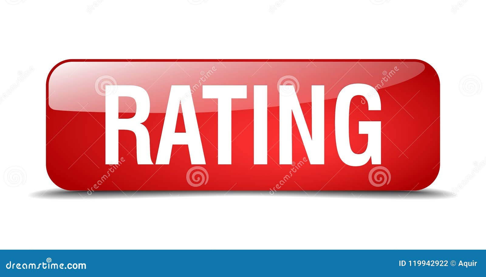 Rating button stock vector. Illustration of push, element - 119942922