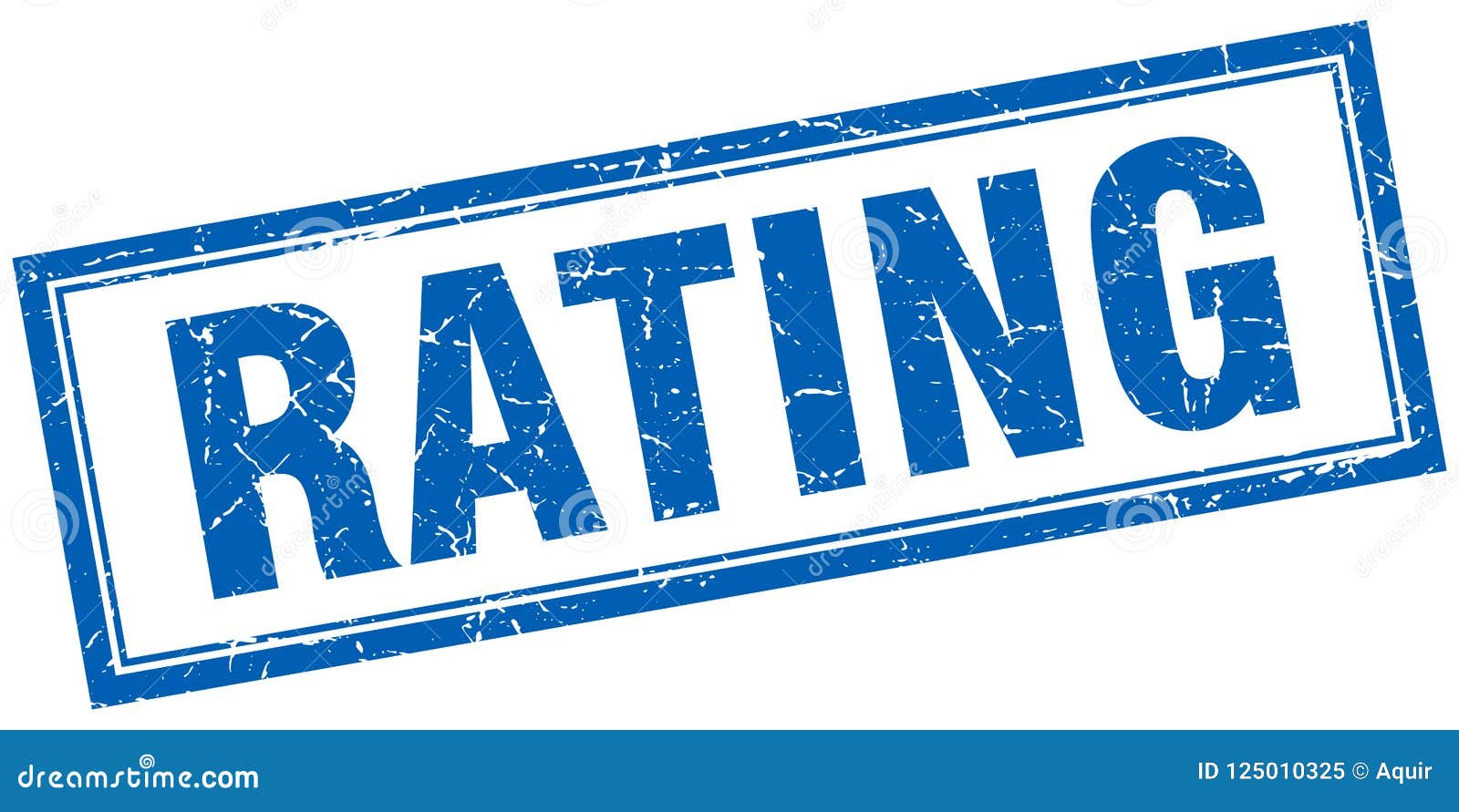 Rating stamp stock vector. Illustration of template - 125010325