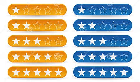 Rating stars stock vector. Illustration of isolated, ranking - 14923639
